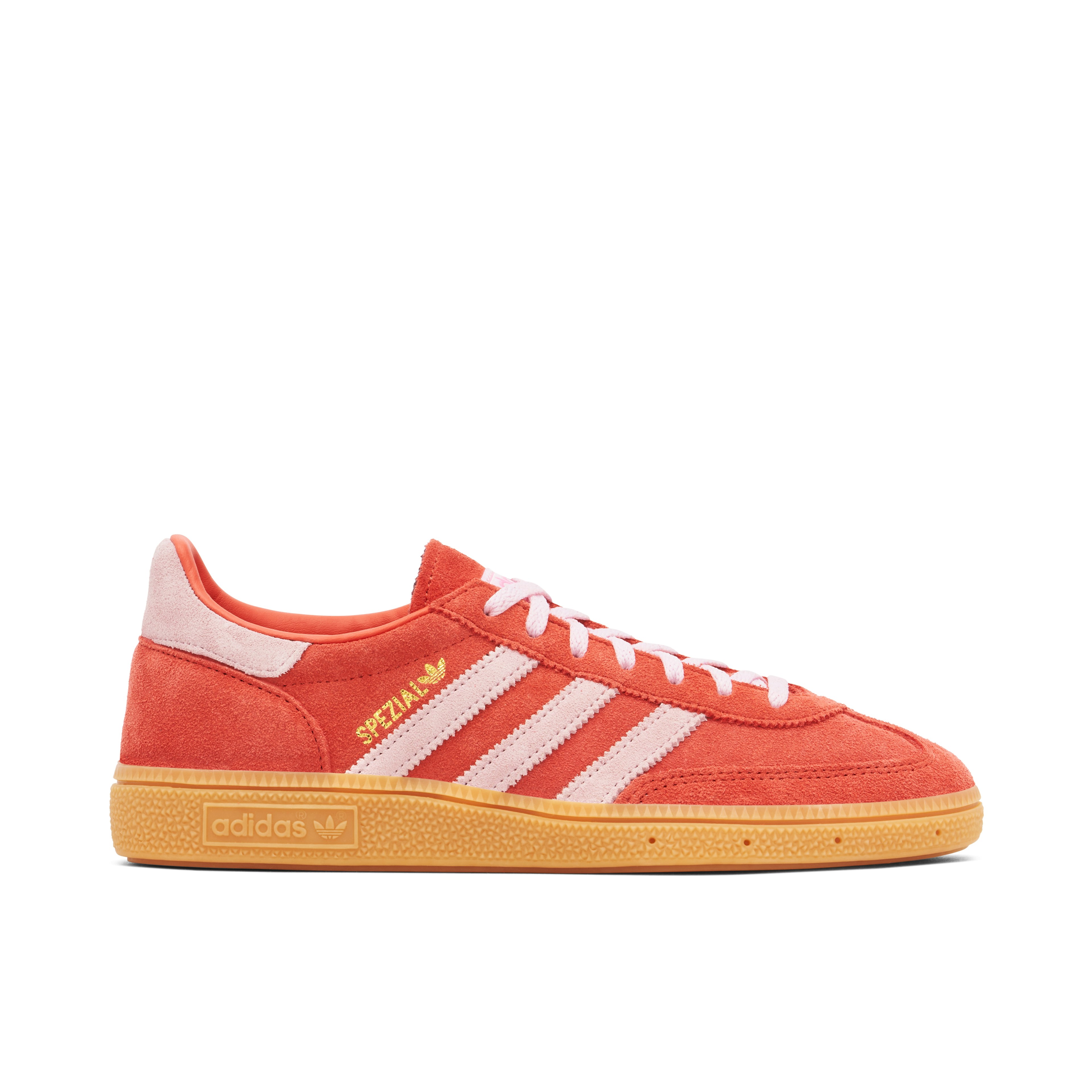 adidas Handball Spezial Bright Red Clear Pink Womens | IE5894 | Laced