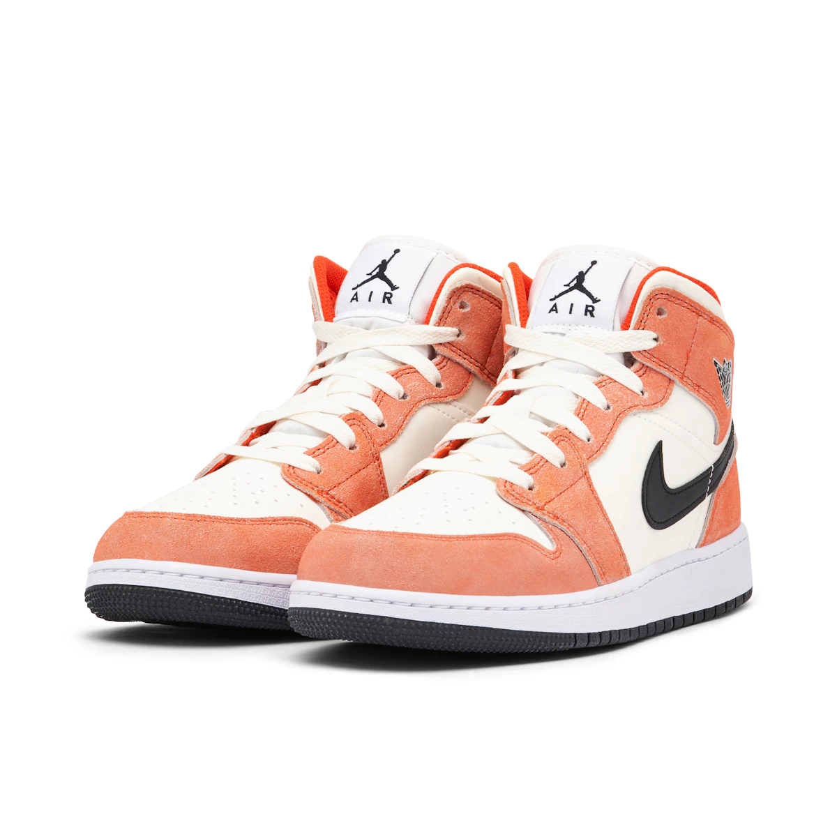Air Jordan 1 Mid Orange Suede GS | DV1336-800 | Laced