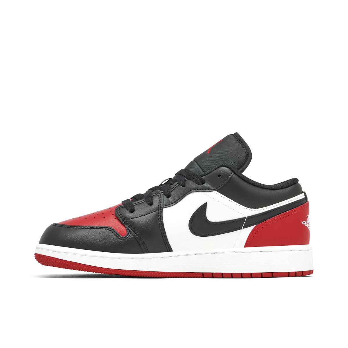 Air Jordan 1 Low Bred Toe 2.0 GS | 553560-161 | Laced