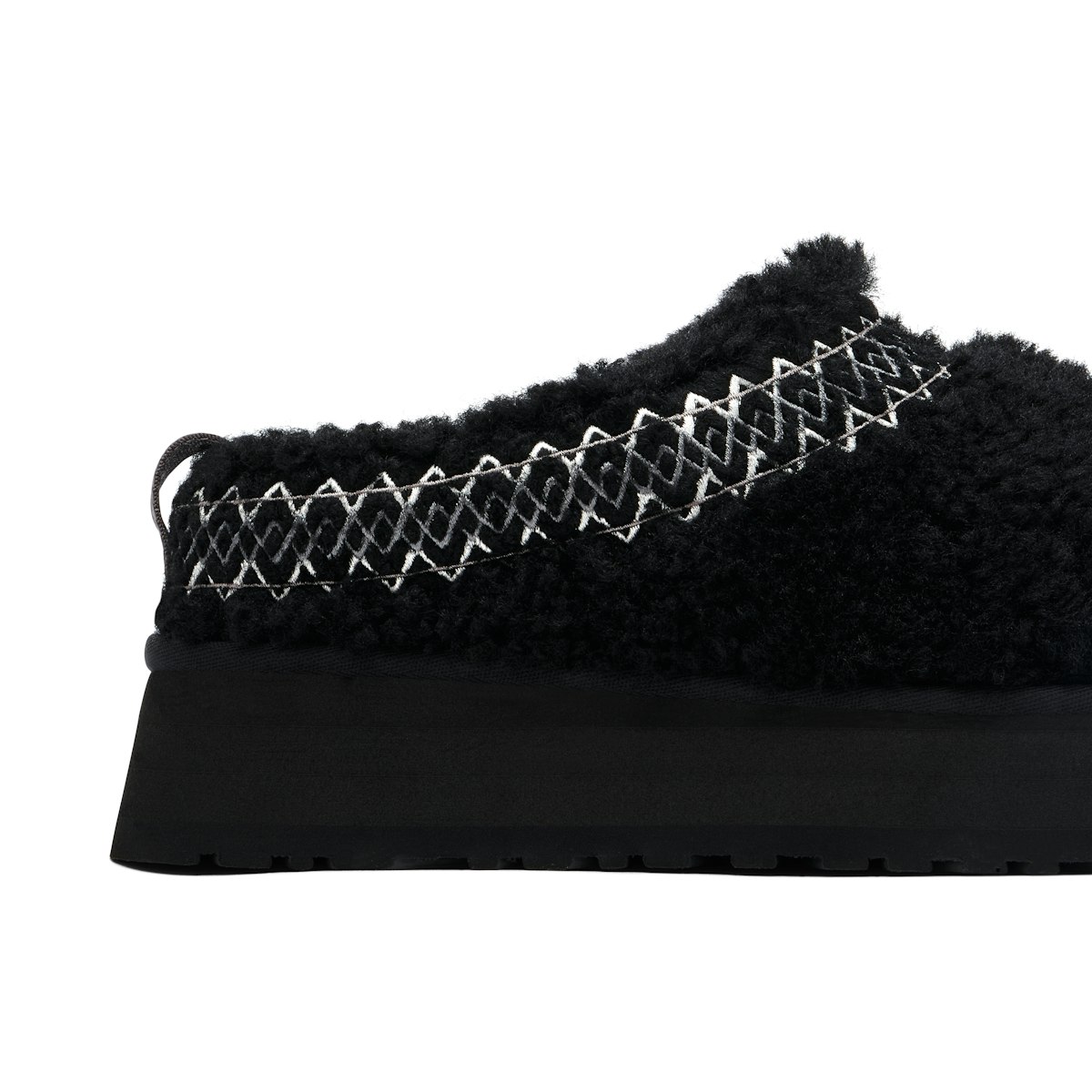 UGG Tazz Slipper Heritage Braid Black | 1143976-BLK | Laced