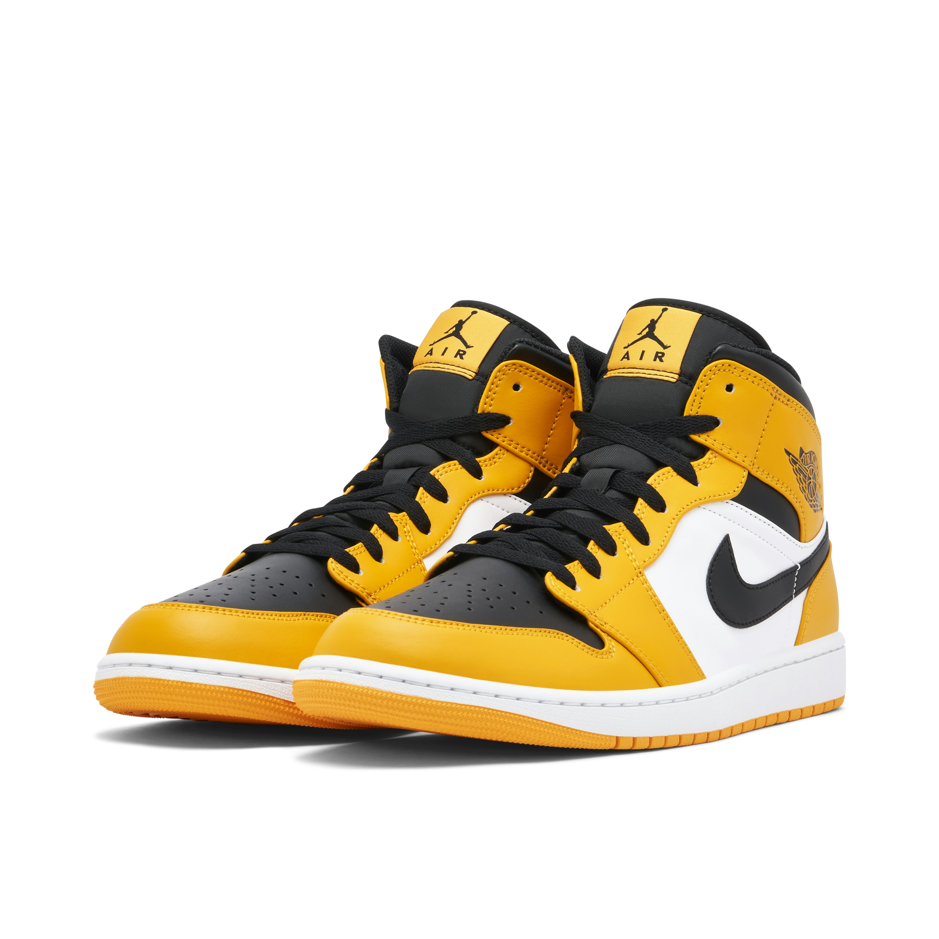 Air Jordan 1 Mid Reverse Yellow Toe | 554724-701 | Laced