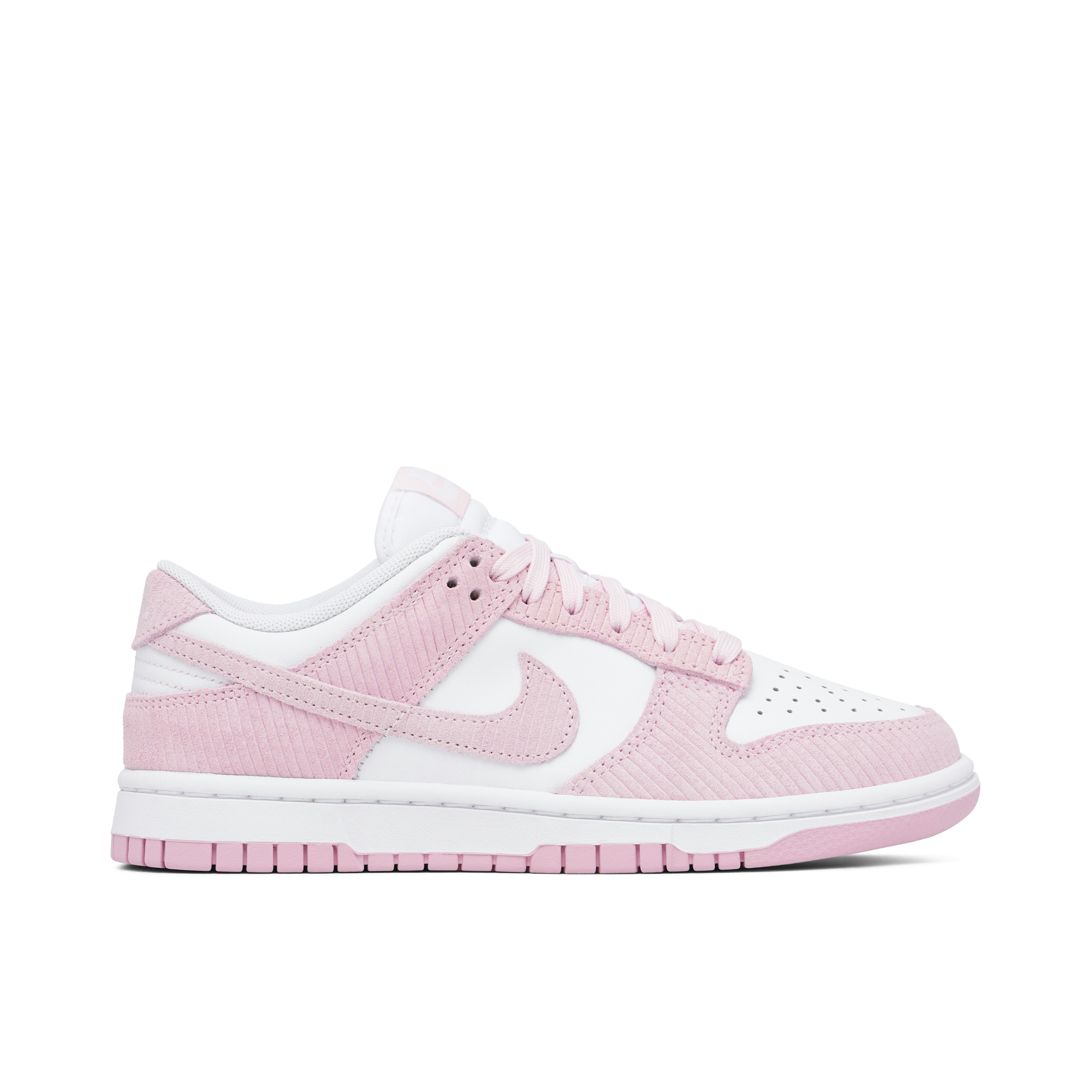 Nike Dunk Low Pink Corduroy Womens | FN7167-100 | Laced