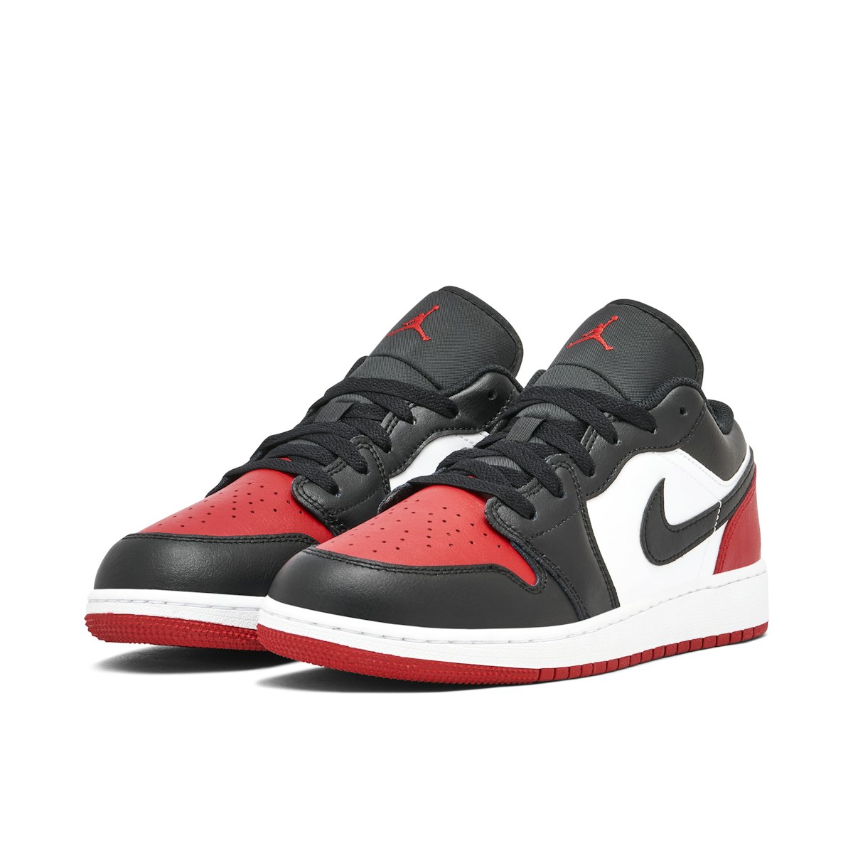 Air Jordan 1 Low Bred Toe 2.0 GS | 553560-161 | Laced
