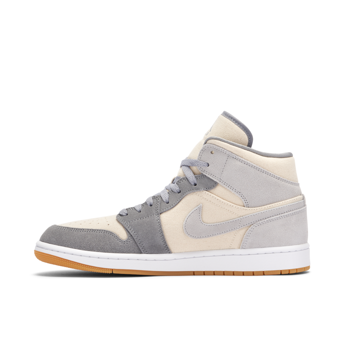 Air Jordan 1 Mid Cream Grey | DN4281-100 | Laced