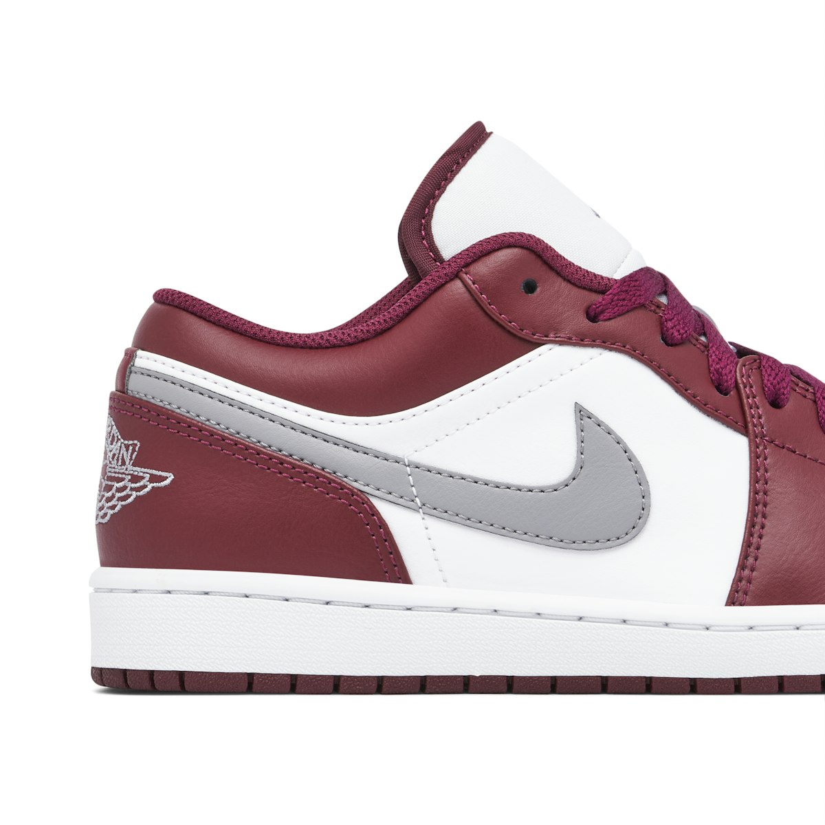 Air Jordan 1 Low Bordeaux | 553558-615 | Laced