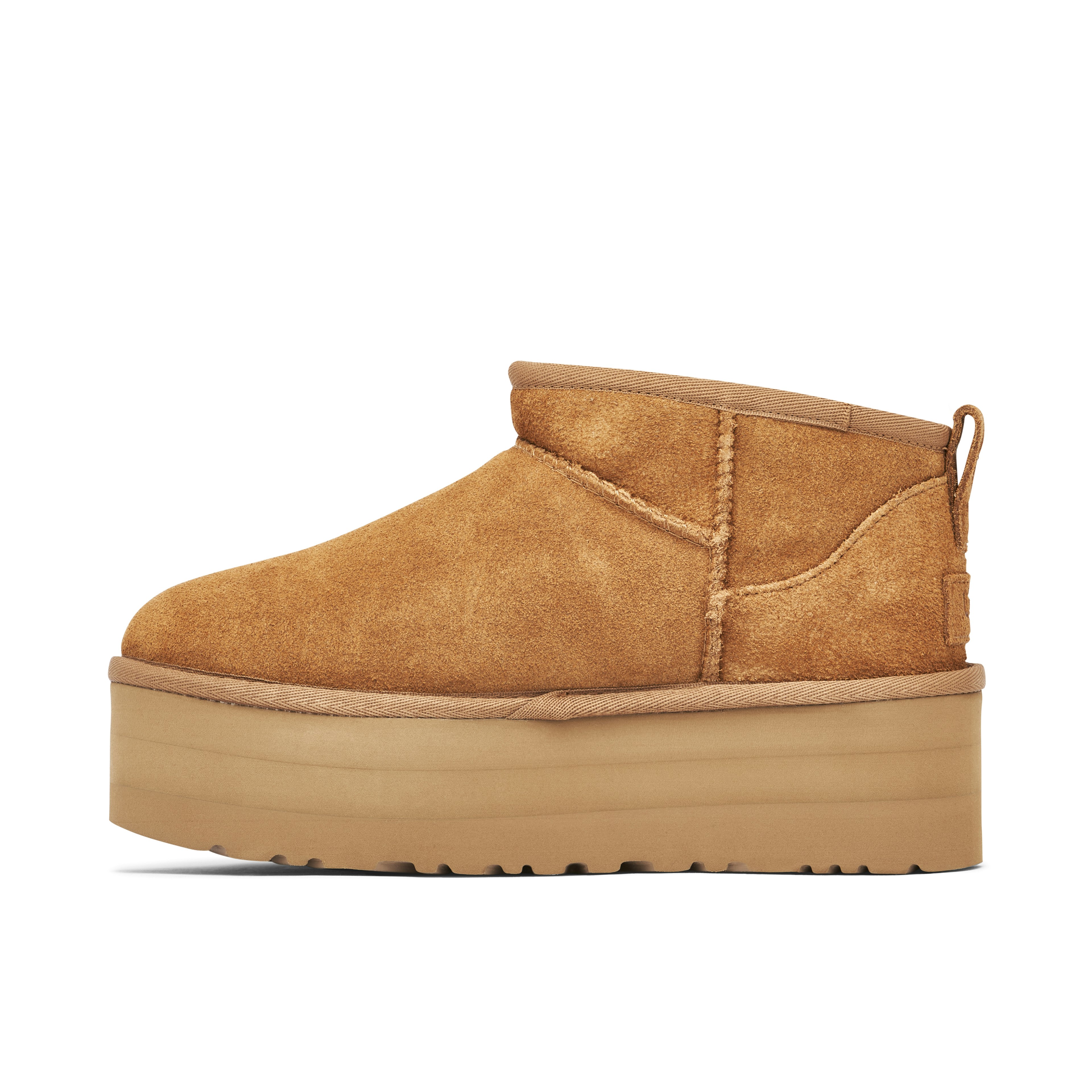 UGG Classic Ultra Mini Platform Chestnut Womens | 1135092-CHE | Laced