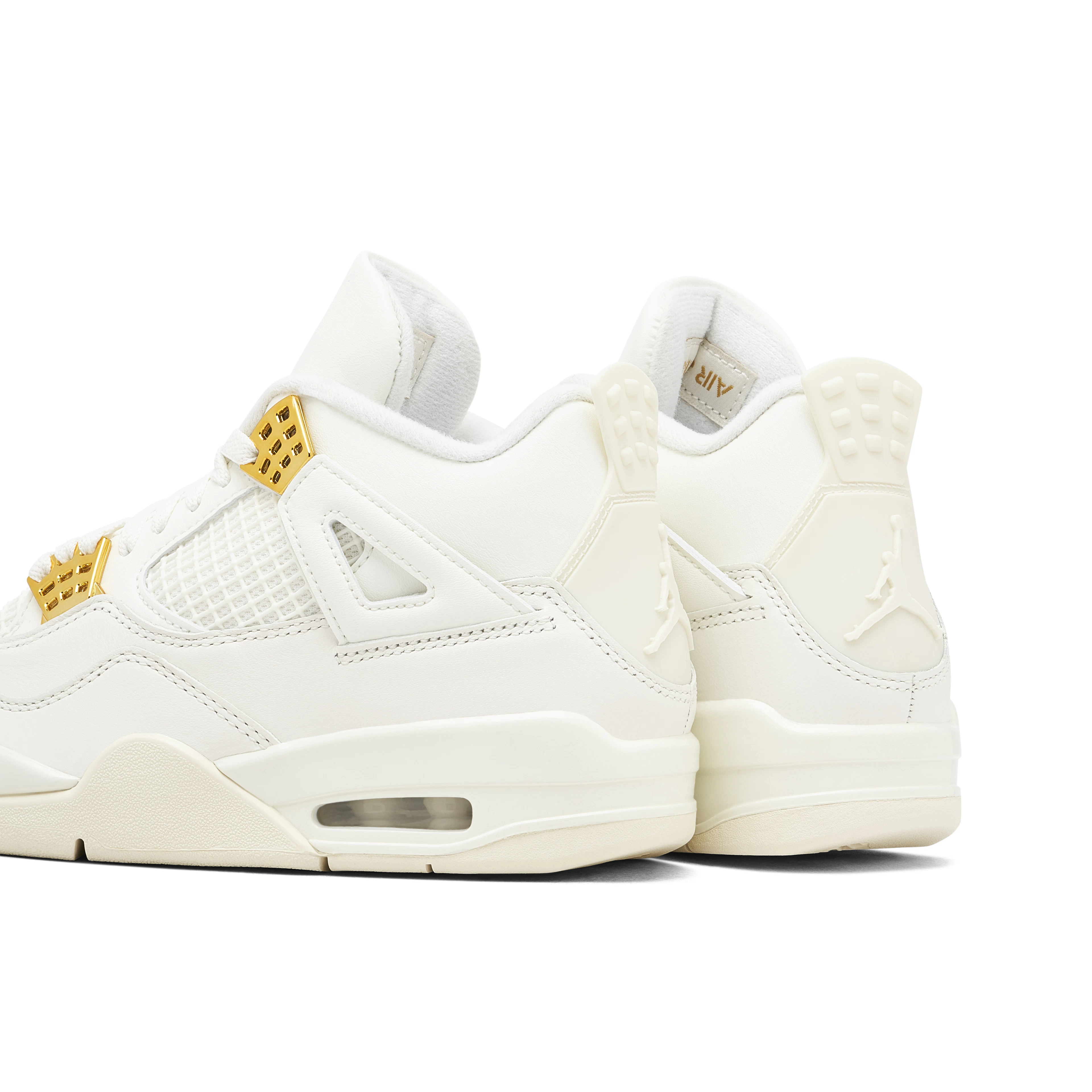 Air Jordan 4 Retro Sail Metallic Gold für Damen | AQ9129-170 | Laced