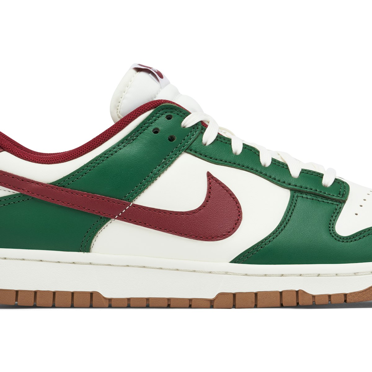 Nike Dunk Low White Green Team Red | FB7160-161 | Laced